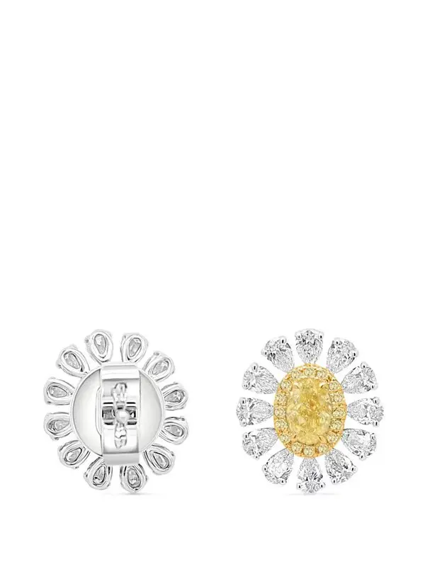 HYT JEWELRY Floral-motif Diamond Earrings