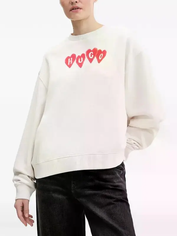 Hugo Heart-print Sweatshirt