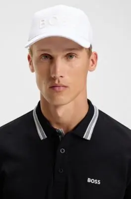 BOSS Tonal-logo Cap In Mesh Piqu