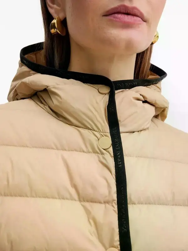 Armani Exchange Quilted Hooded Jacket