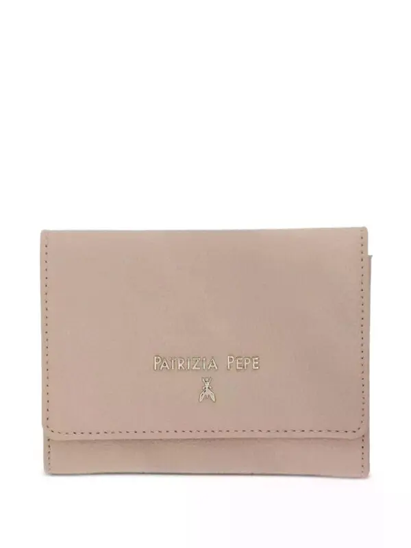 Patrizia Pepe Logo Wallet - Neutrals
