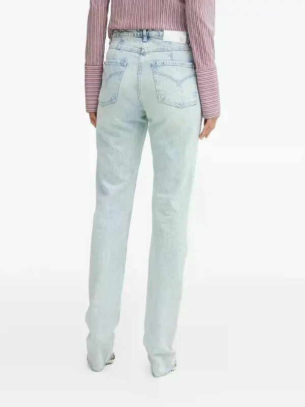 Patrizia Pepe Frayed Hem Jeans