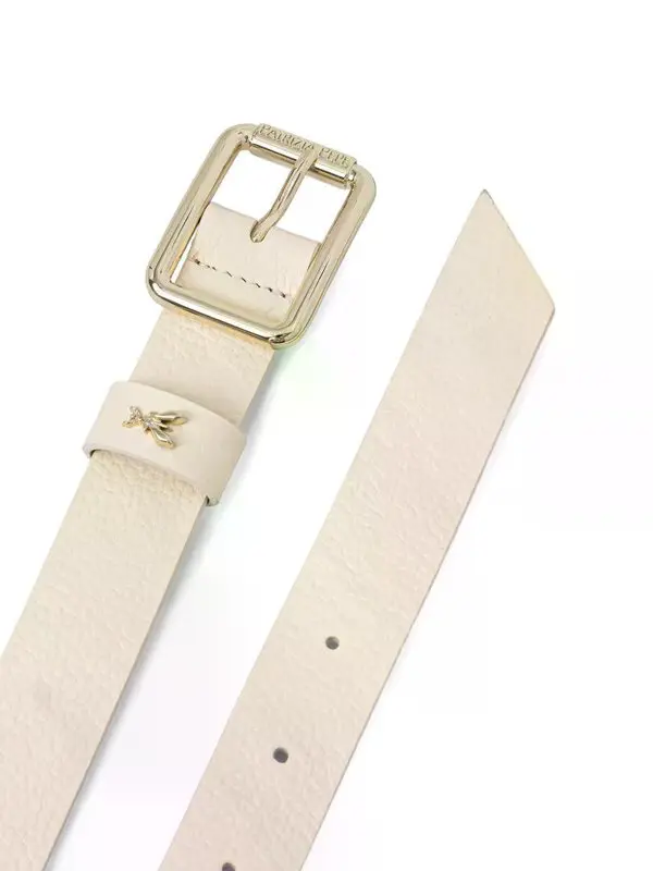 Patrizia Pepe Buckle Logo Belt - Neutrals