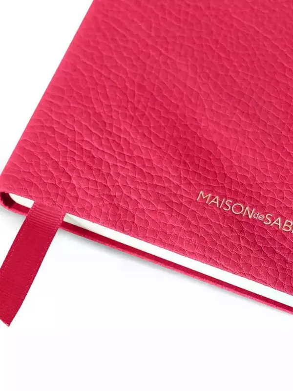 MAISON DE SABRE Leather Notebook - Pink