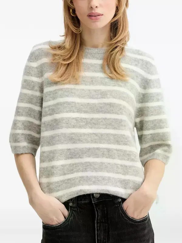 GESTUZ Alphagz Stripe-pattern Sweater