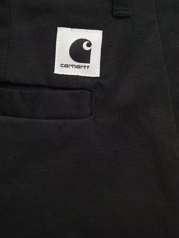 Carhartt Work In Progress Logo-patch Trousers - Black
