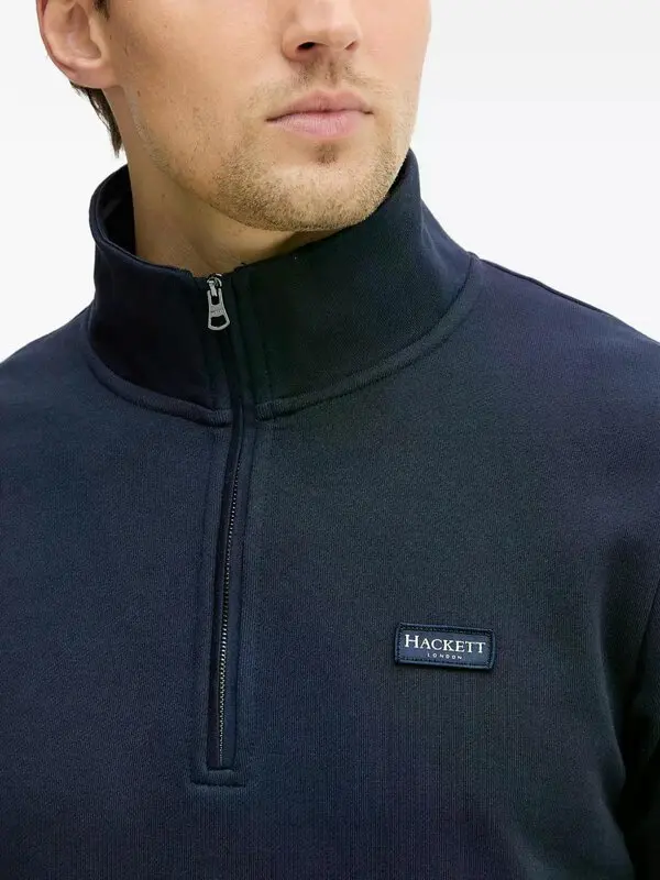 HACKETT Half-zip Pullover - Blue