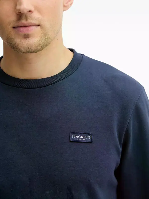 HACKETT Logo-patch Sweatshirt - Blue