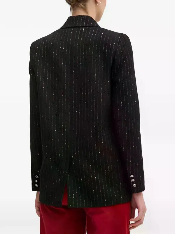 LA PETITE FRANÇAISE Striped Button Blazer