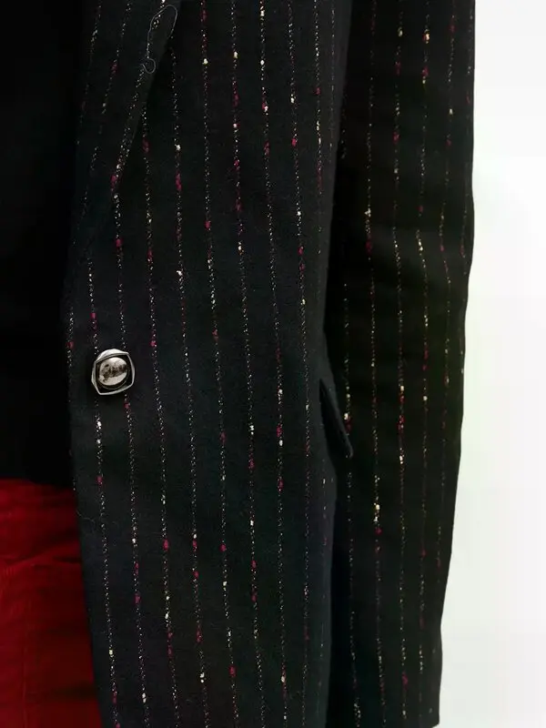LA PETITE FRANÇAISE Striped Button Blazer