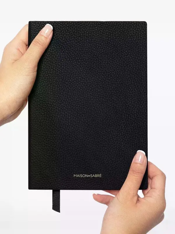 MAISON DE SABRE Leather Notebook - Black