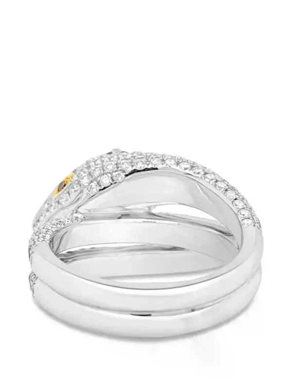 HYT JEWELRY Serpentine Diamond Ring