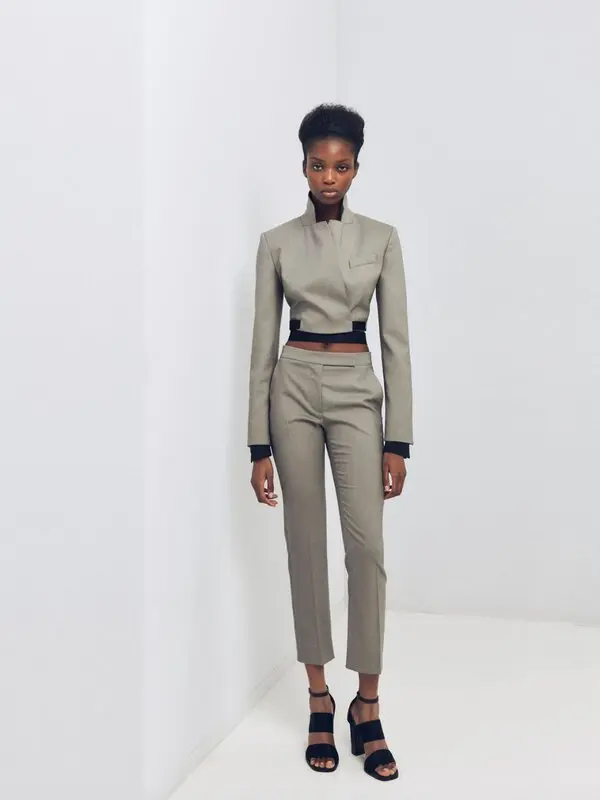 Max Mara Slim-fit Wool, Mohair, And Silk Trousers