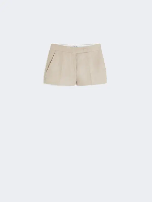 Max Mara Linen Basketweave Shorts