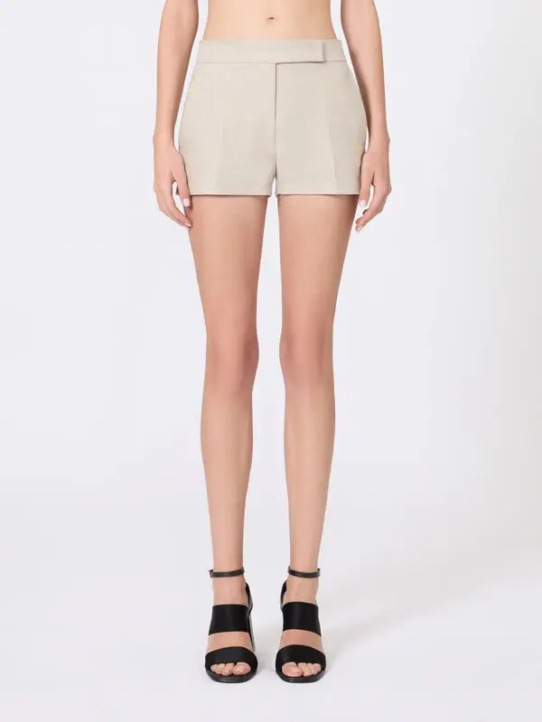 Max Mara Linen Basketweave Shorts
