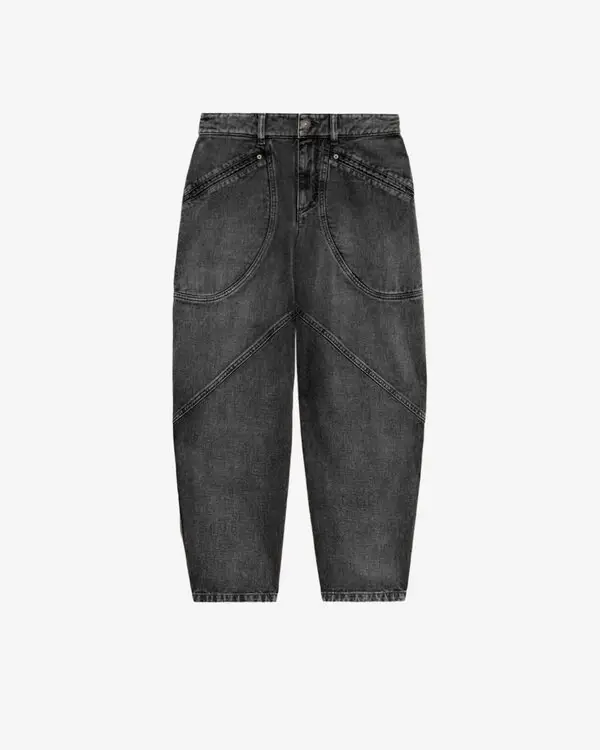 Isabel Marant Catarina Denim Pants - Black