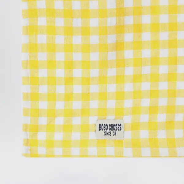 BOBO CHOSES Check-pattern Washcloth Set With Strawberry