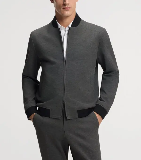 BOSS Piqué Slim Fit Jacket