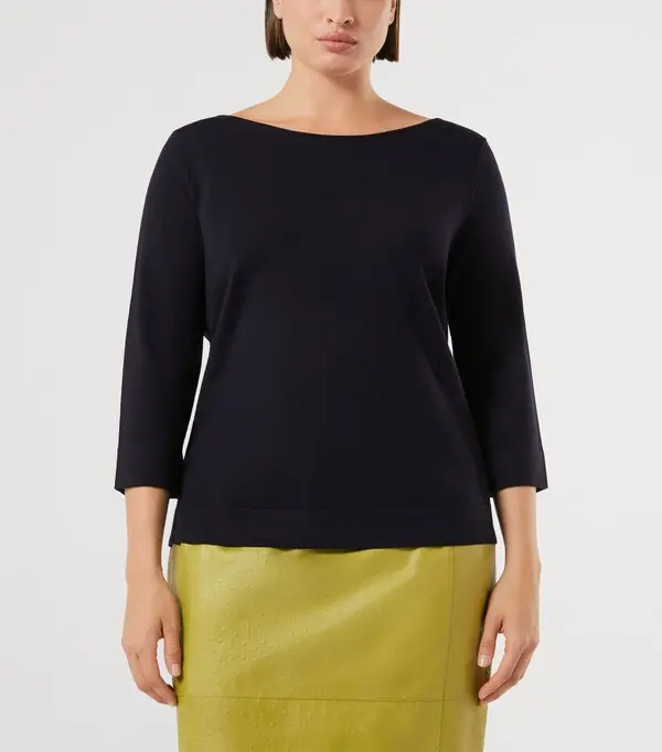 Marina Rinaldi Virgin Wool Top