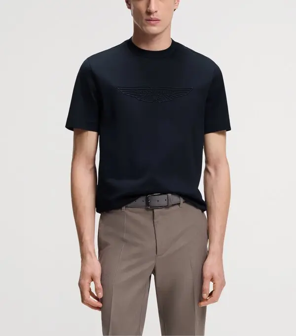 BOSS X Aston Martin Embroidered T-shirt - Blue