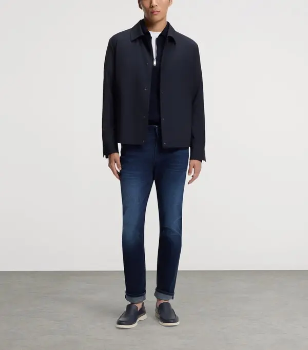 BOSS Wool-blend Relaxed Overshirt