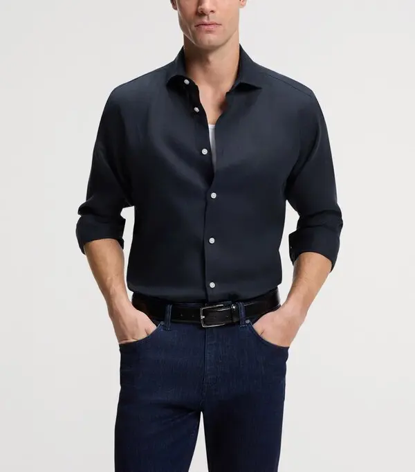 BOSS Linen Regular-fit Shirt