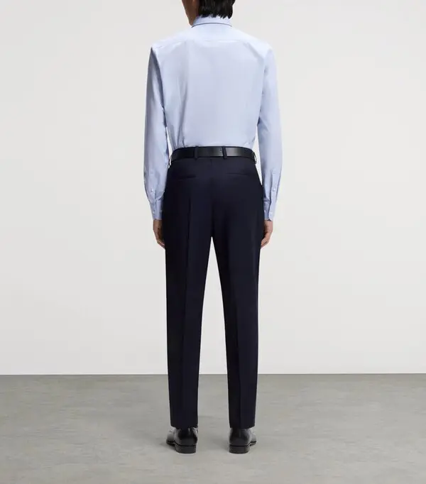 BOSS Cotton Slim-fit Shirt - Purple