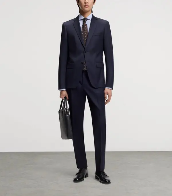 BOSS Cotton Slim-fit Shirt - Purple