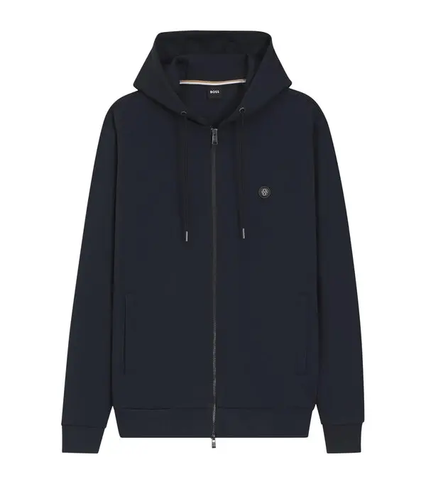 BOSS Cotton-blend Hoodie - Blue