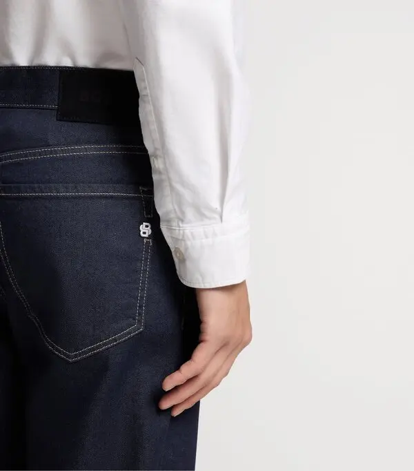 BOSS Stretch-denim Straight Jeans