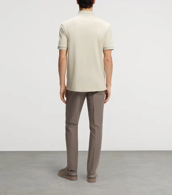 BOSS X Aston Martin Cotton-wool Polo Shirt - White