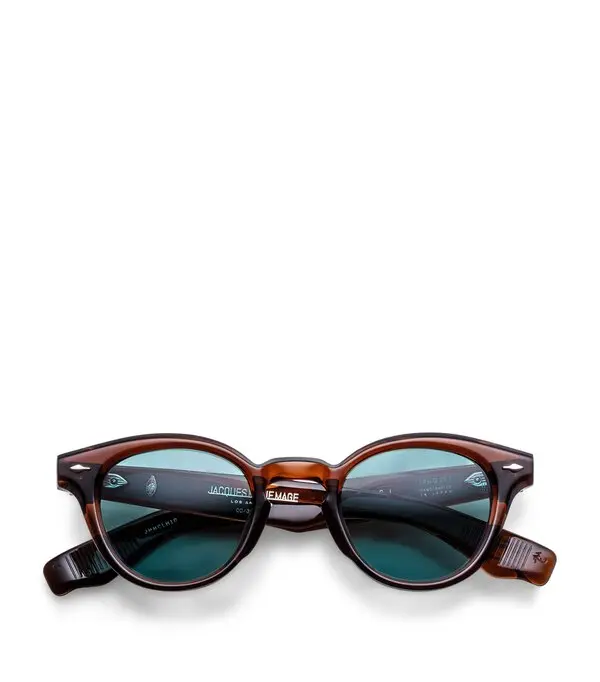 JACQUES MARIE MAGE Acetate Clemens Sunglasses - Brown