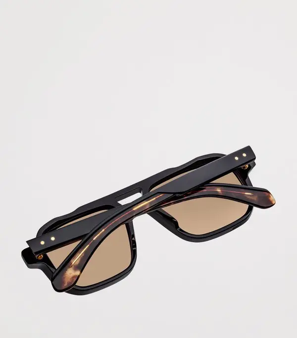 JACQUES MARIE MAGE Evans Aviator Sunglasses