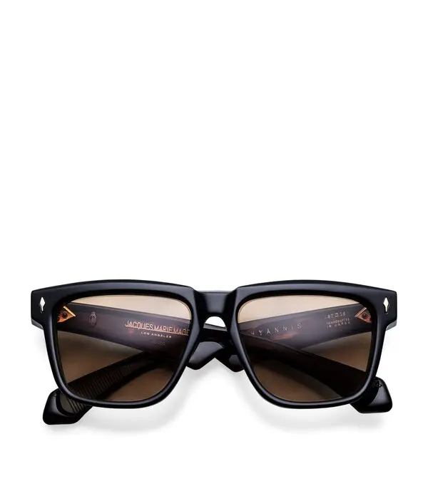 JACQUES MARIE MAGE Hyannis Sunglasses - Black