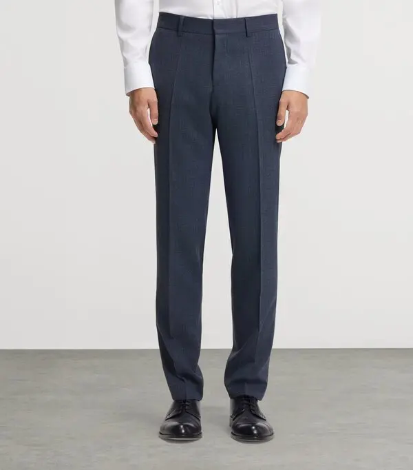 BOSS Stretch-wool Slim Trousers