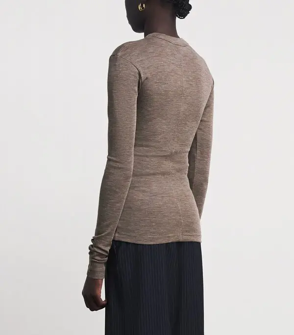 Bite Studios Merino Wool Long-sleeve T-shirt - Brown