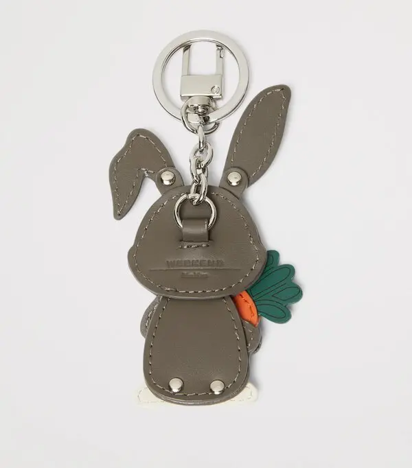 Max Mara Leather Bunny Keyring
