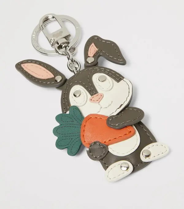 Max Mara Leather Bunny Keyring