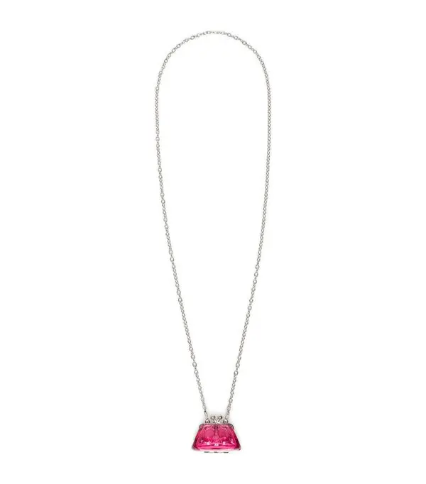 Max Mara Pasticcino Bag Pendant Necklace - Pink