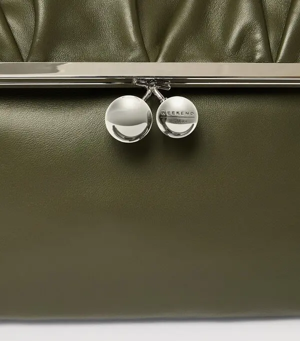 Max Mara Large Leather Pasticcino Shoulder Bag