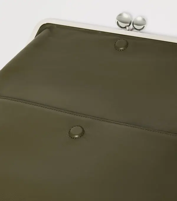 Max Mara Large Leather Pasticcino Shoulder Bag