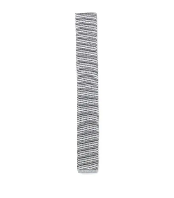 BOSS Silk Knitted Tie - Blue