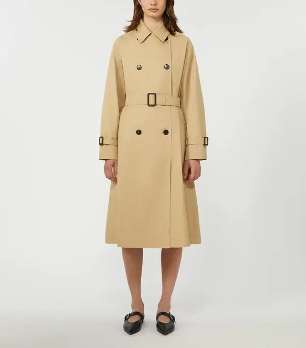 Max Mara Gabardine Reversible Trench Coat