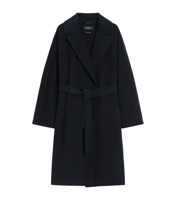 Max Mara Wool-blend Belted Coat