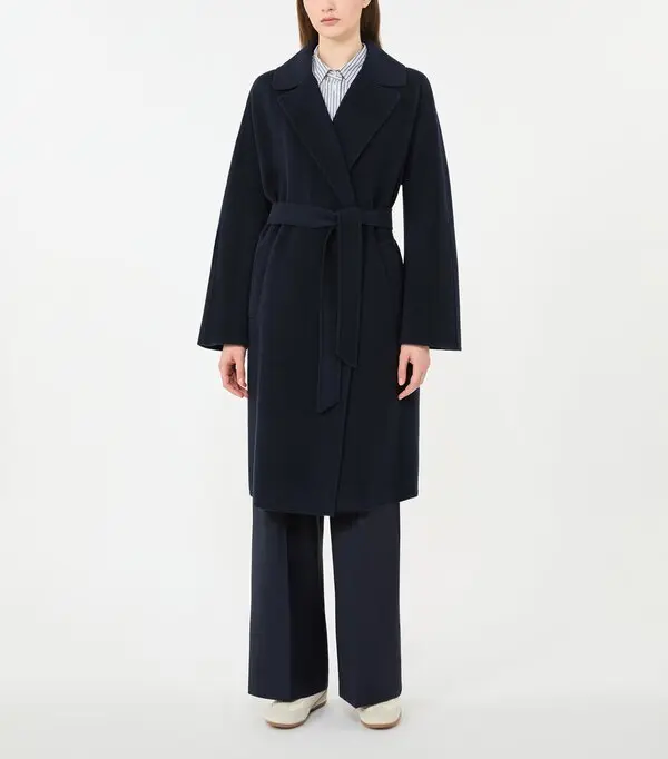 Max Mara Wool-blend Belted Coat