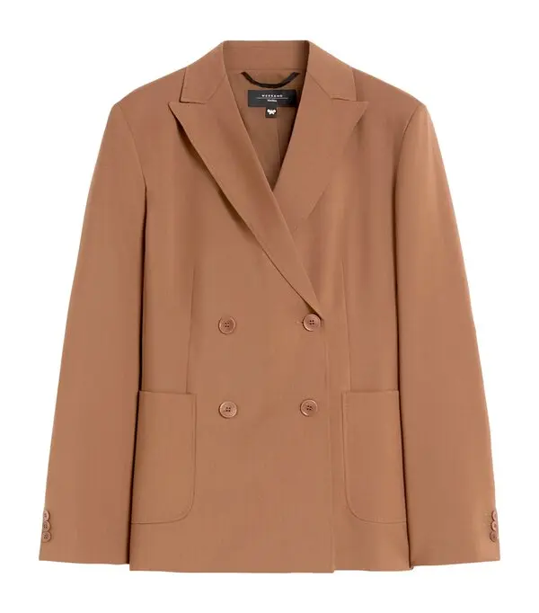 Max Mara Virgin Wool Double-breasted Blazer
