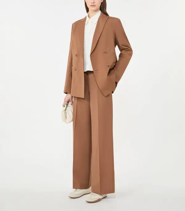 Max Mara Virgin Wool Double-breasted Blazer