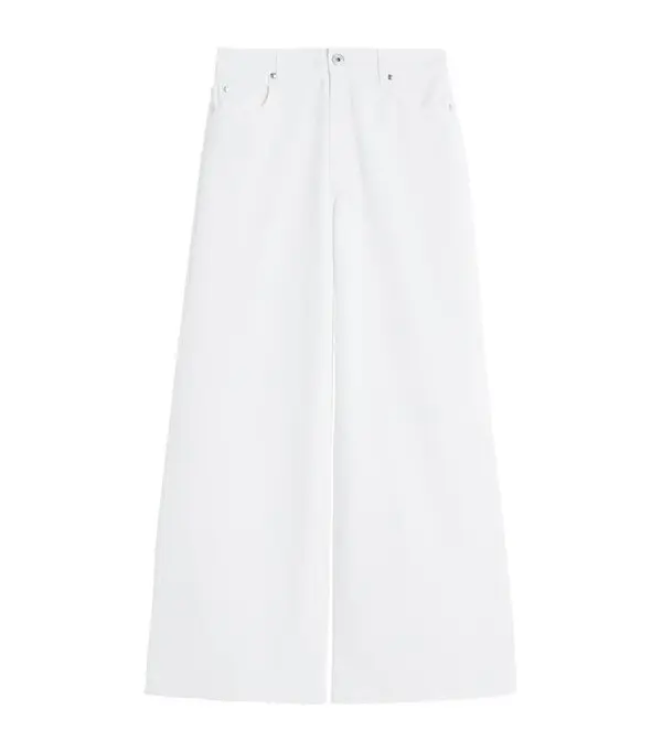 Max Mara Wide-leg Jeans - White