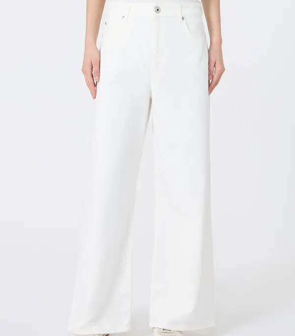 Max Mara Wide-leg Jeans - White
