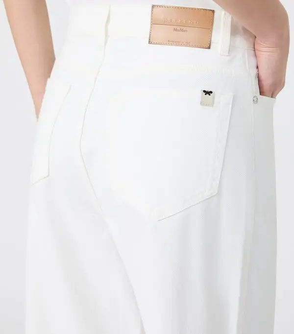 Max Mara Wide-leg Jeans - White